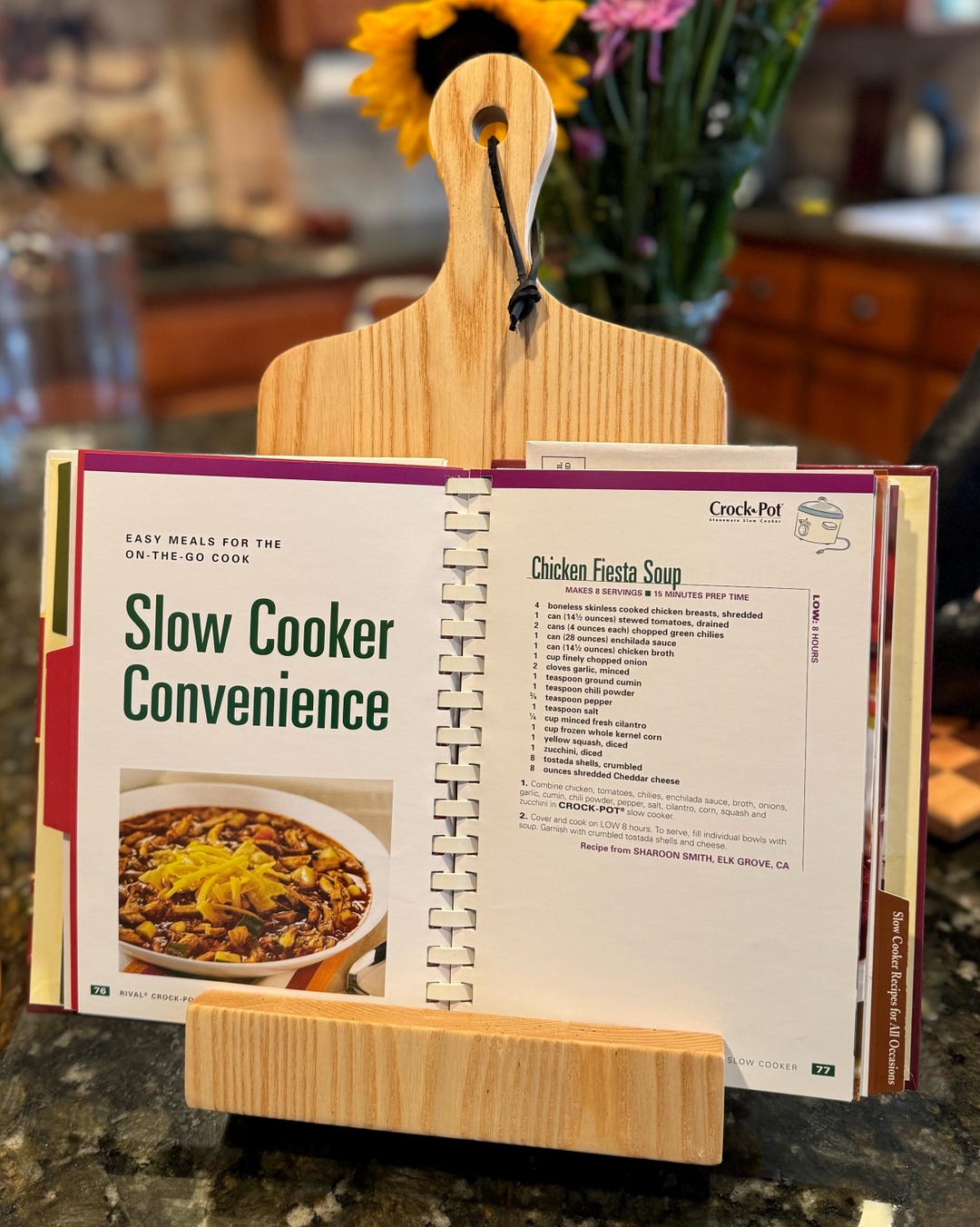 Ash Kitchen Recipe Display Stand - Etsy