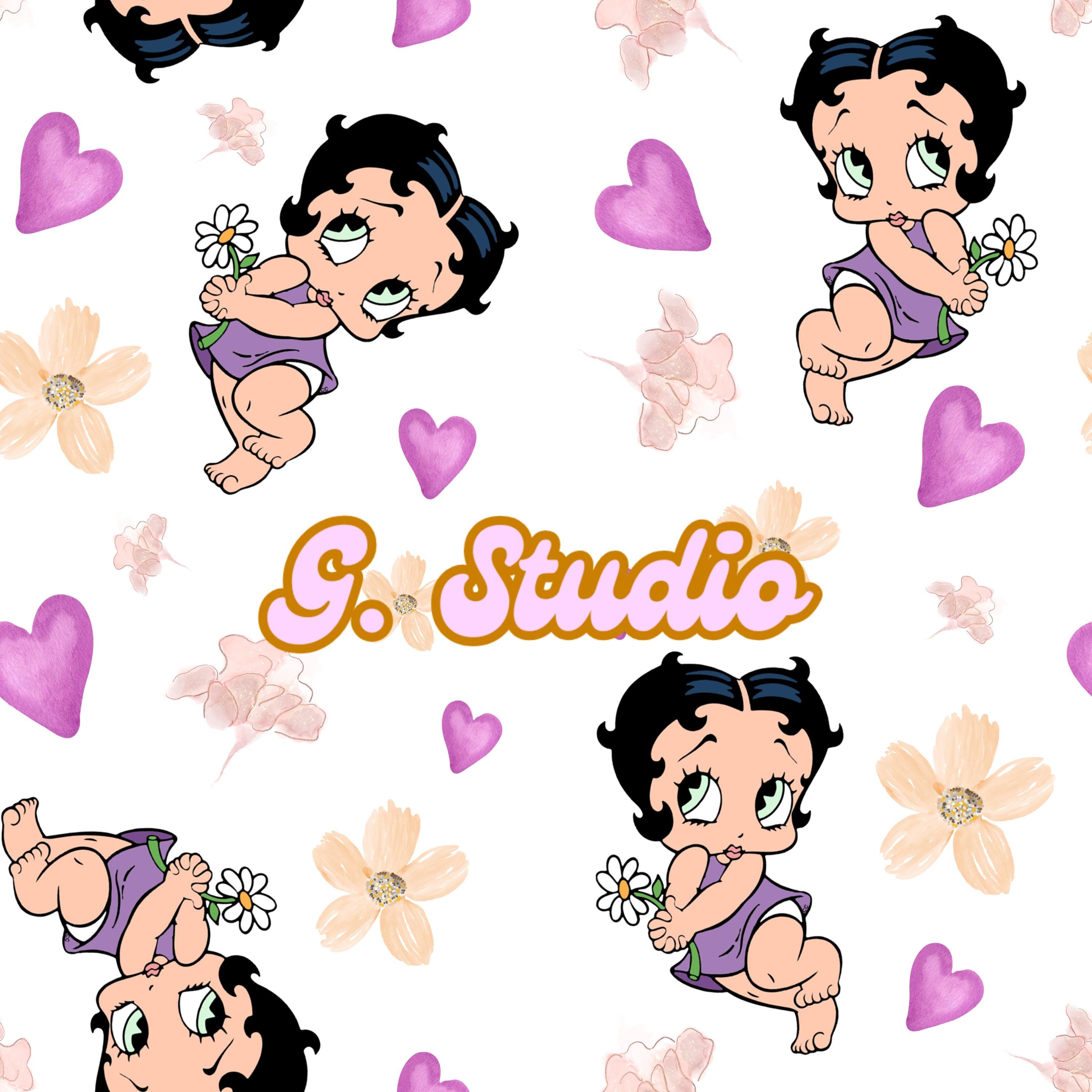 Betty Boop, Seamless Paper, Repeating Pattern, Digital Papers ...