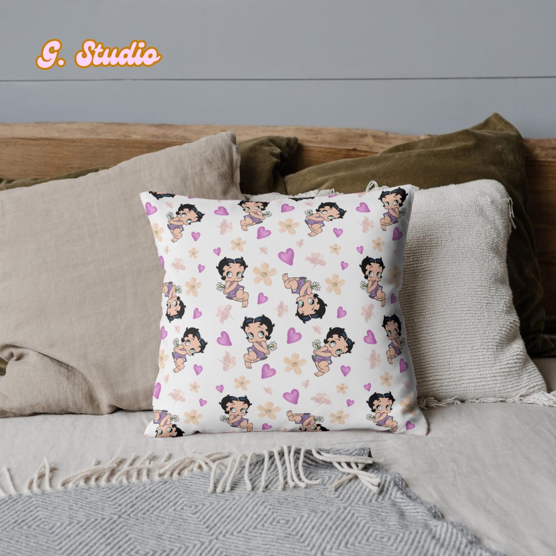 Betty Boop, Seamless Paper, Repeating Pattern, Digital Papers ...