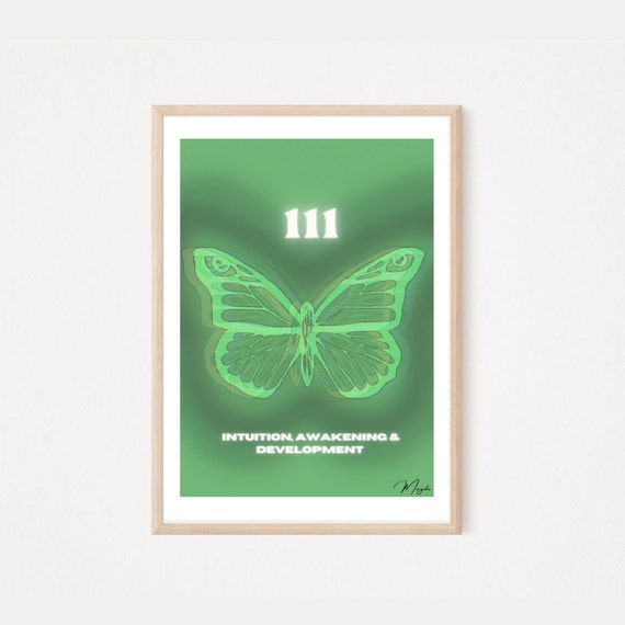 Wall Décor Home & Living Printable Wall Art Angel Number 111 Print ...