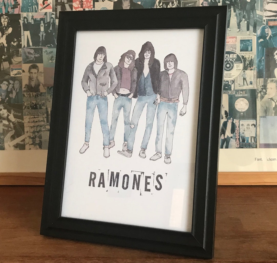 Ramones Painting, Watercolour Print, Punk - Etsy