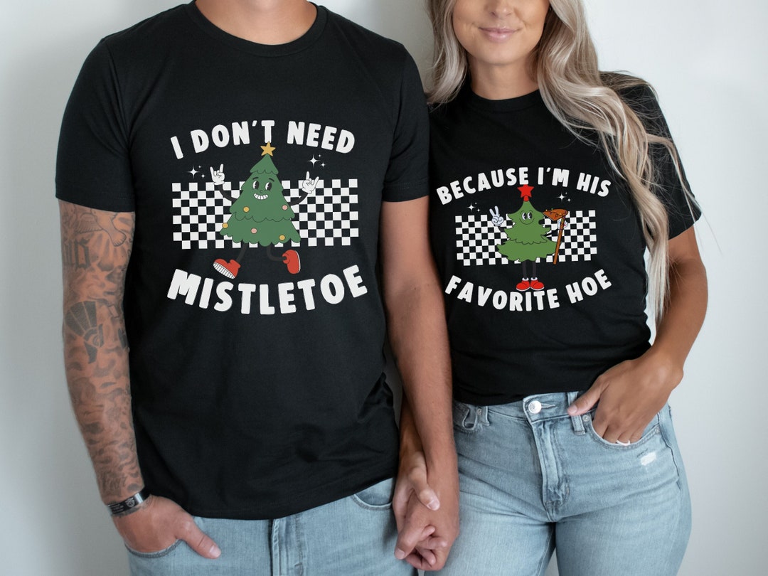 Inappropriate Couples Christmas Gardening Shirt Funny - Etsy