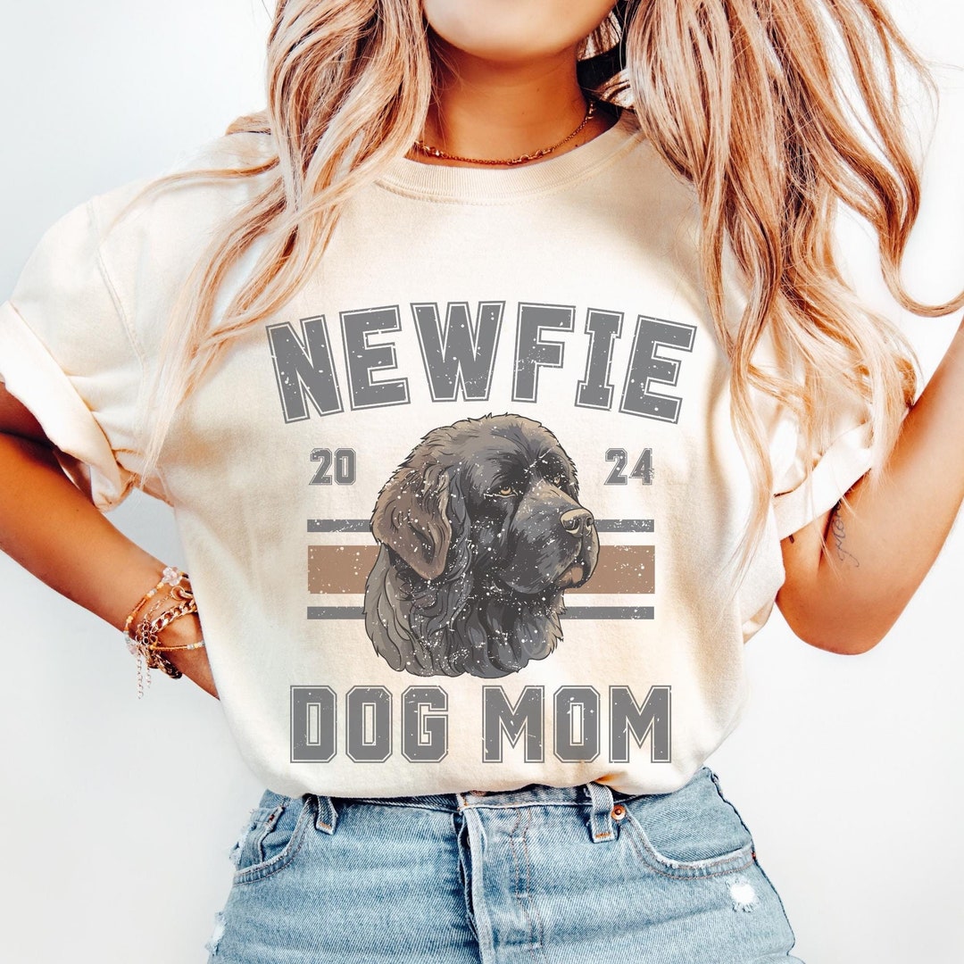 Newfoundland Dog Mom Shirt Comfort Colors® Dog Parent Tshirt, Newfie ...