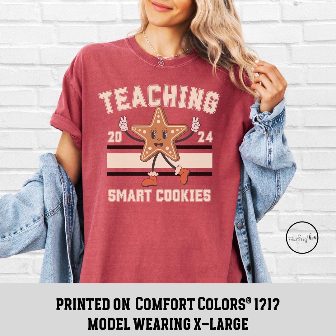 Teacher Gingerbread Man Unisex Comfort Colors® Christmas Team Shirt ...