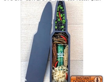 Bullet Shaped Box - Etsy