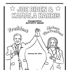 Inauguration Coloring Book - Etsy