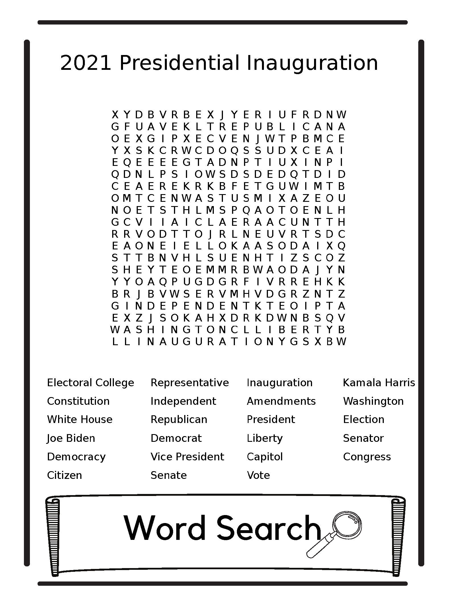 Inauguration Coloring Book - Etsy