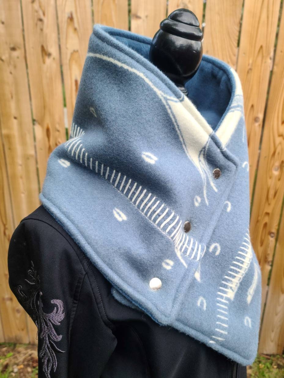 Xlarge Western Wool Cowl in Remnant Pendleton Wool - Etsy