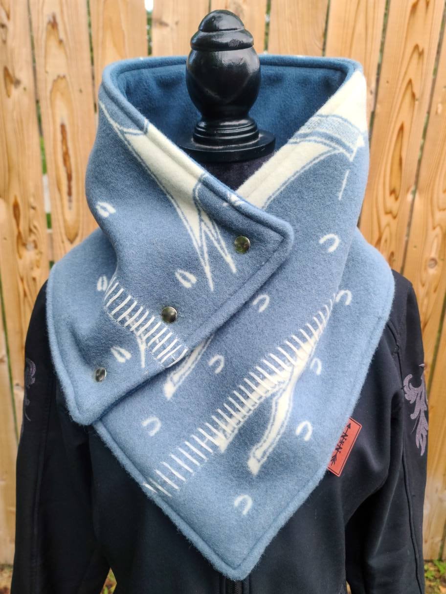 Xlarge Western Wool Cowl in Remnant Pendleton Wool - Etsy