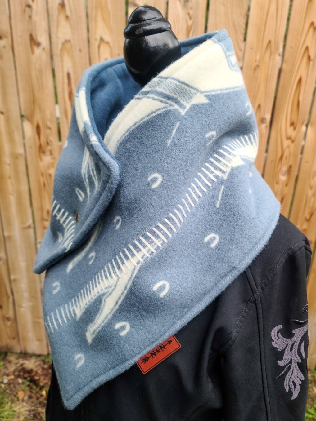 Xlarge Western Wool Cowl in Remnant Pendleton Wool - Etsy