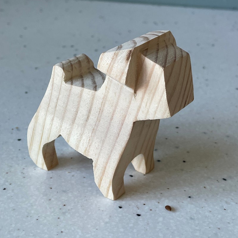 Wood Patterns Pug - Etsy