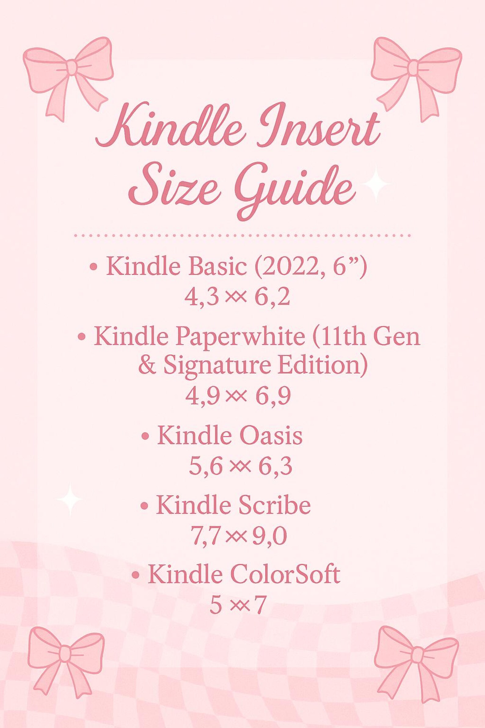 Inspirational Kindle Insert, Laminated Quote Insert for Kindle Basic ...