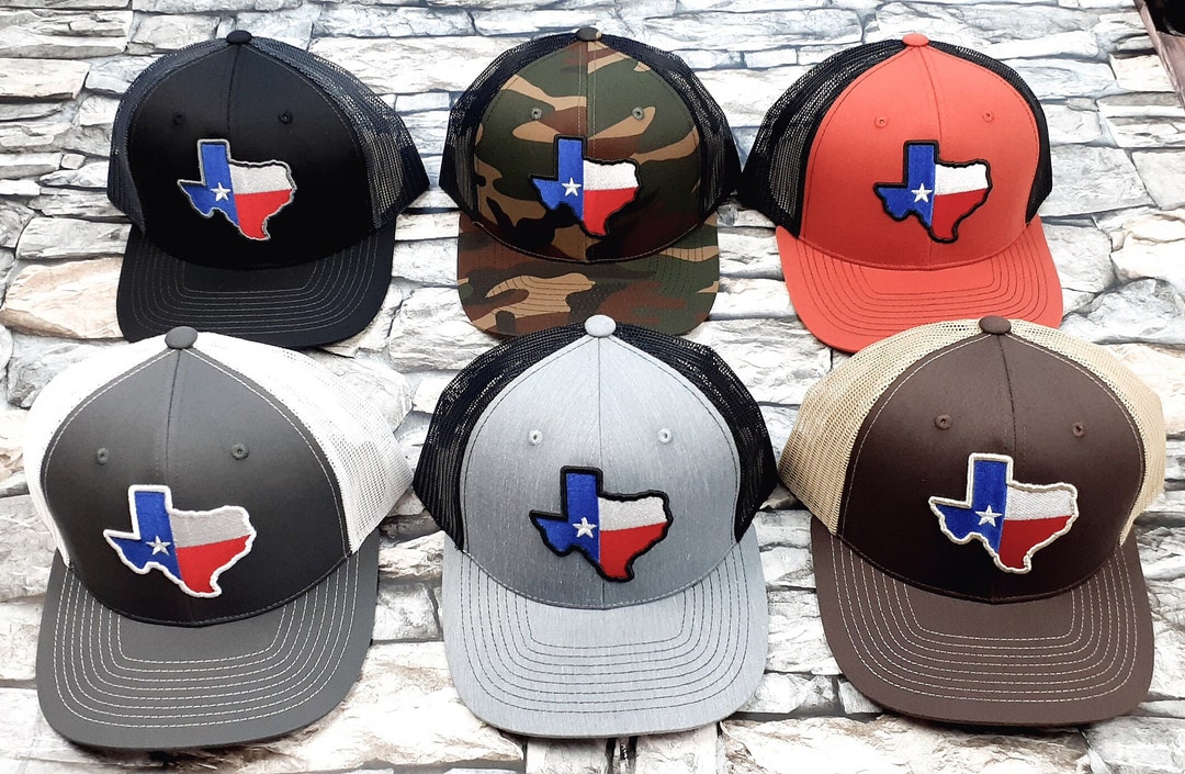 Texas Map | Texas State | Adjustable Snapback Meshback Cap | Gorra Del ...