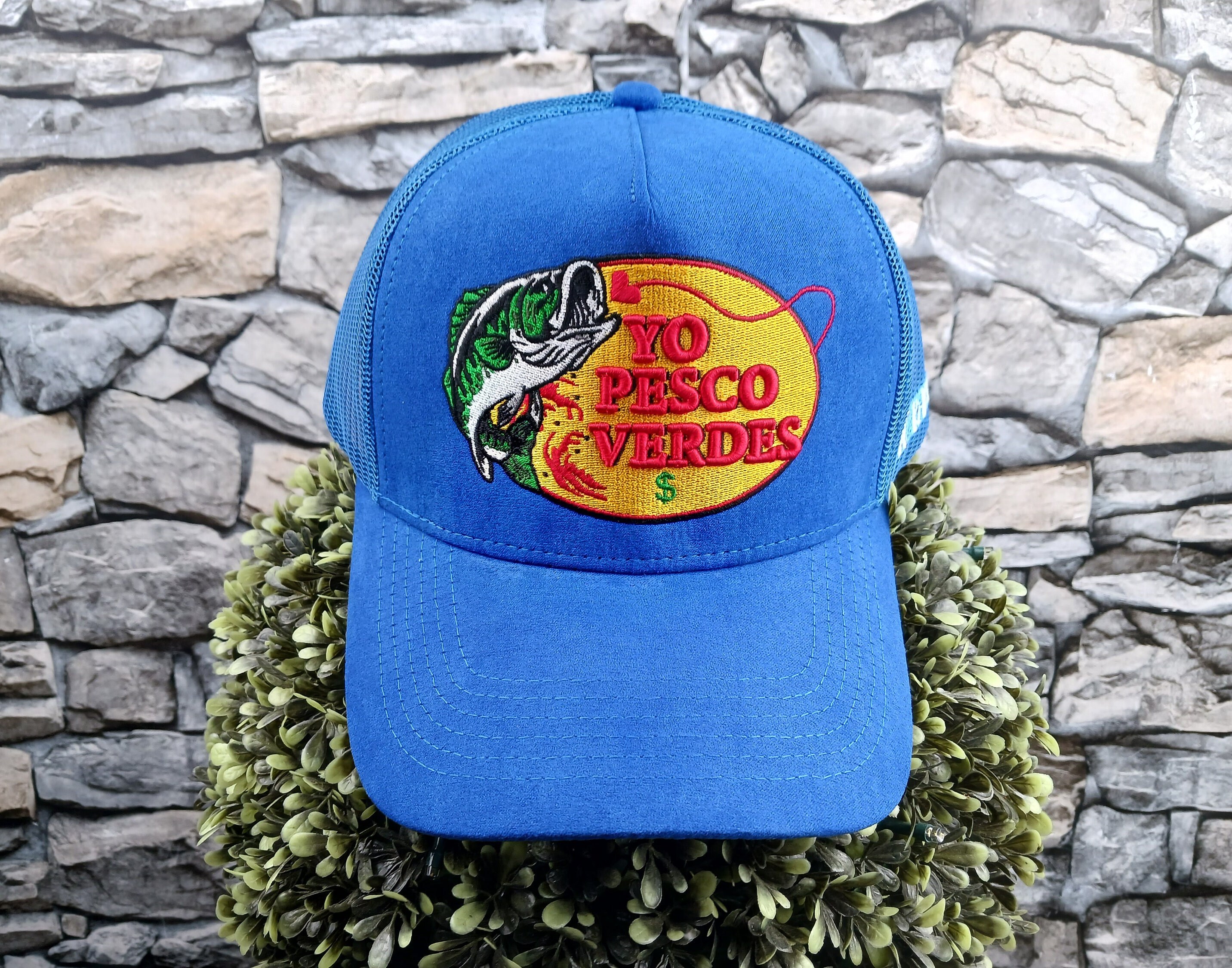 DE RANCHO | Pesco Verdes | Adjustable Snapback Hat Meshback Cap | Gorra ...