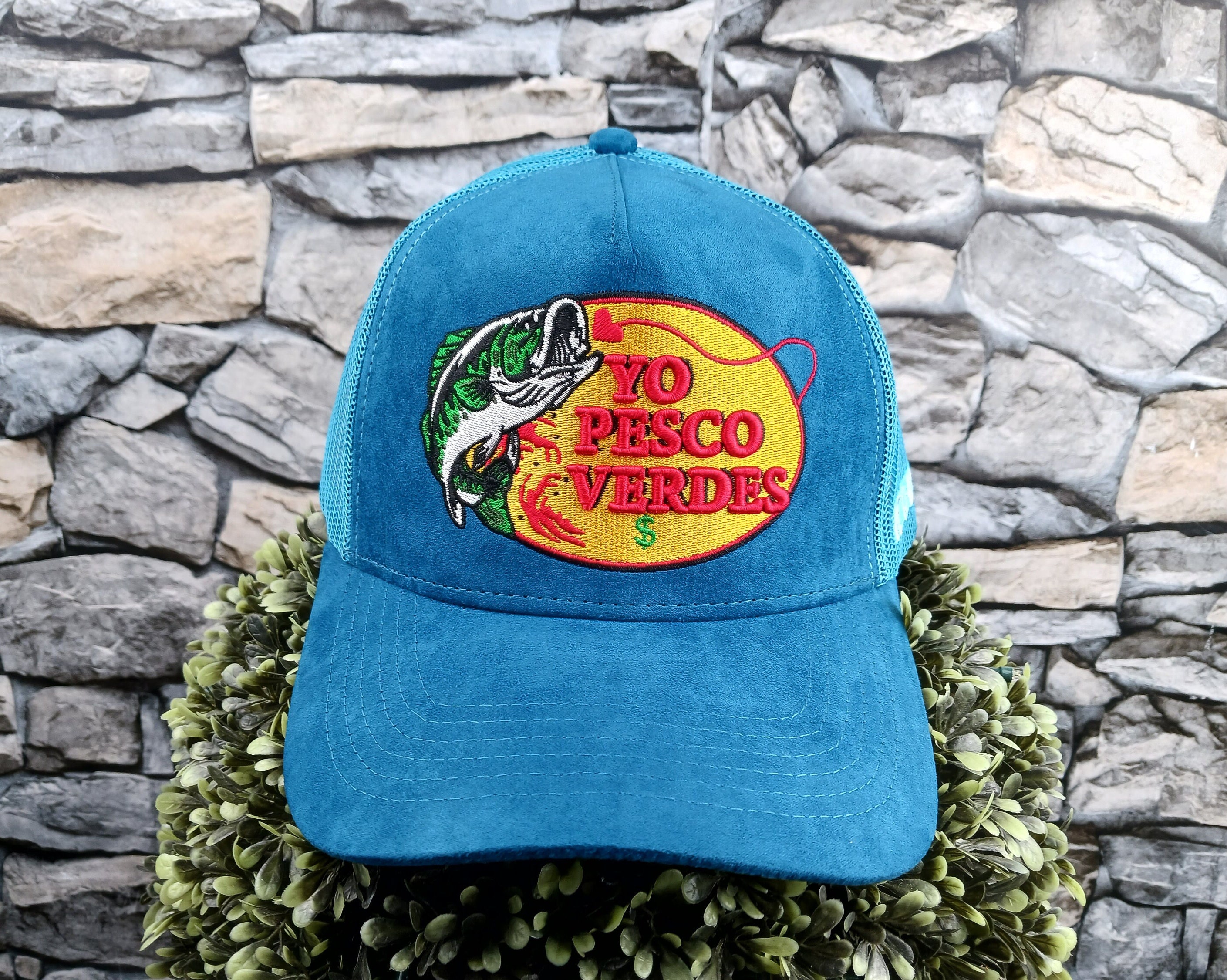 DE RANCHO | Pesco Verdes | Adjustable Snapback Hat Meshback Cap | Gorra ...