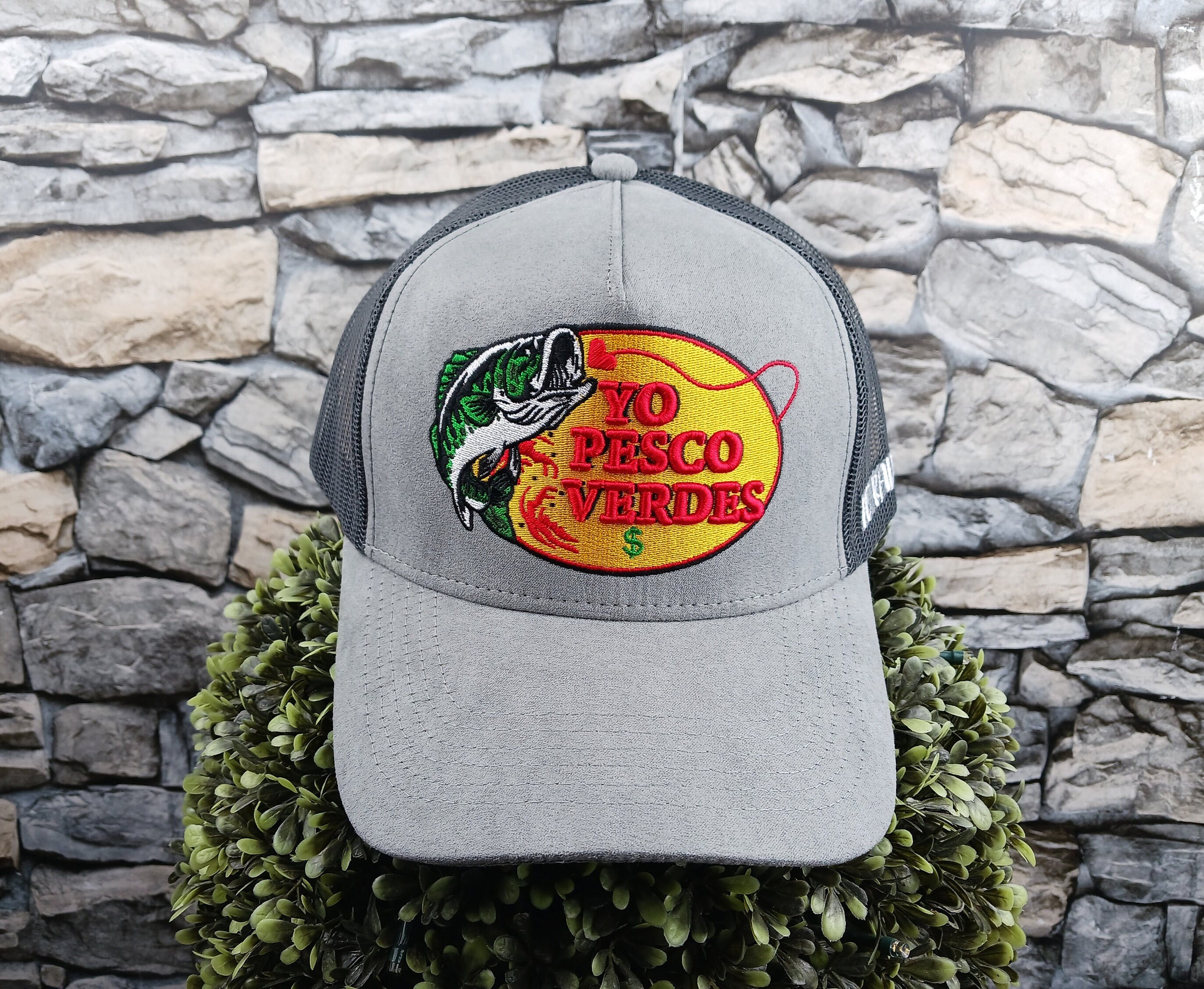 DE RANCHO Pesco Verdes Adjustable Snapback Hat Meshback Cap Gorra De ...
