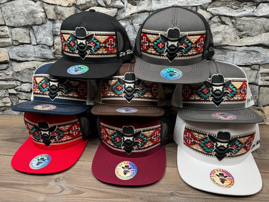 DE RANCHO Adjustable Snapback Hat Meshback Cap | Gorra De Malla - Etsy