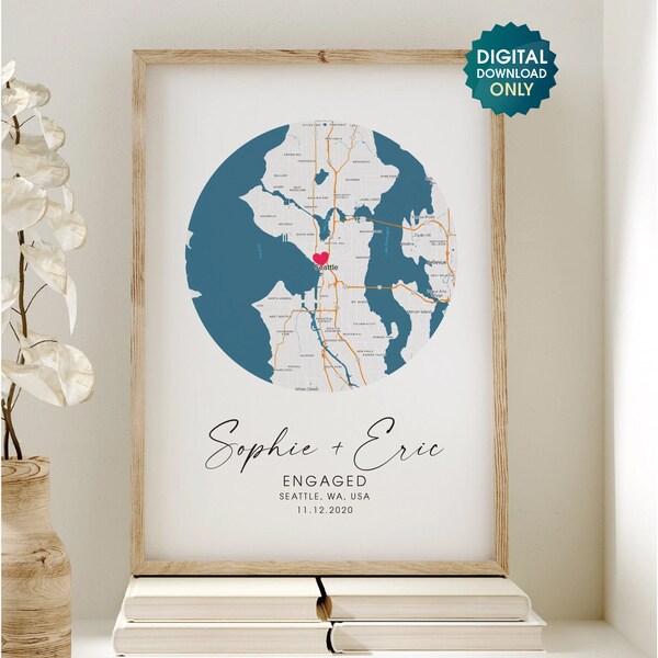 Engagement Print - Etsy