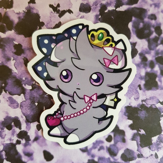 Espurr Glossy Vinyl Sticker Pokemon Inspired | Etsy