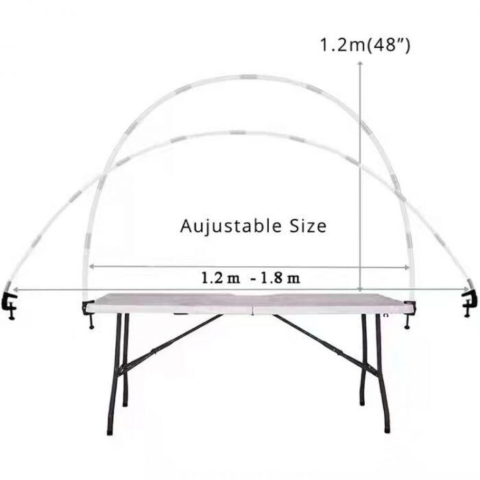 Table Balloon Arch Kit, Balloon Arch Stand Frame for Different Size ...