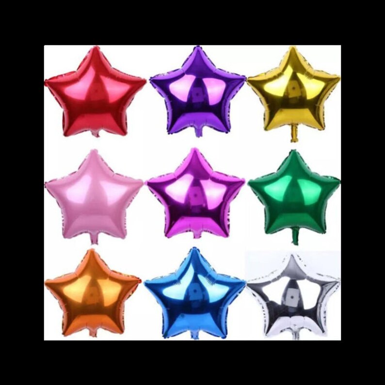 Star Shaped Balloons - Etsy