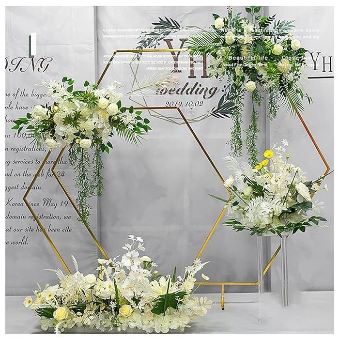 Hexagon Metal Arch Frame - Etsy