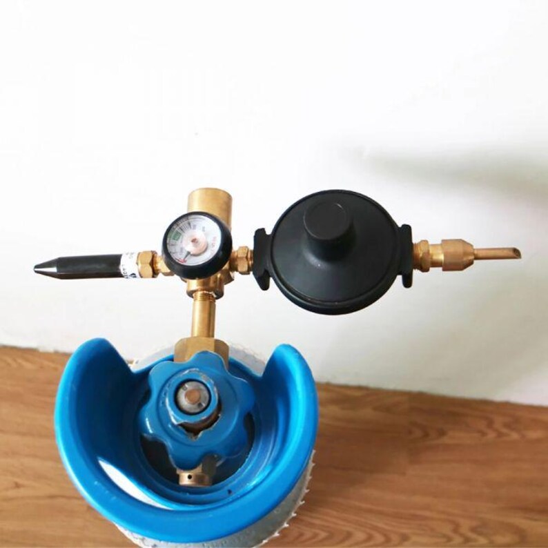 Helium Tank Regulator Filler Valve for Balloons With Gauge Helium Tank ...