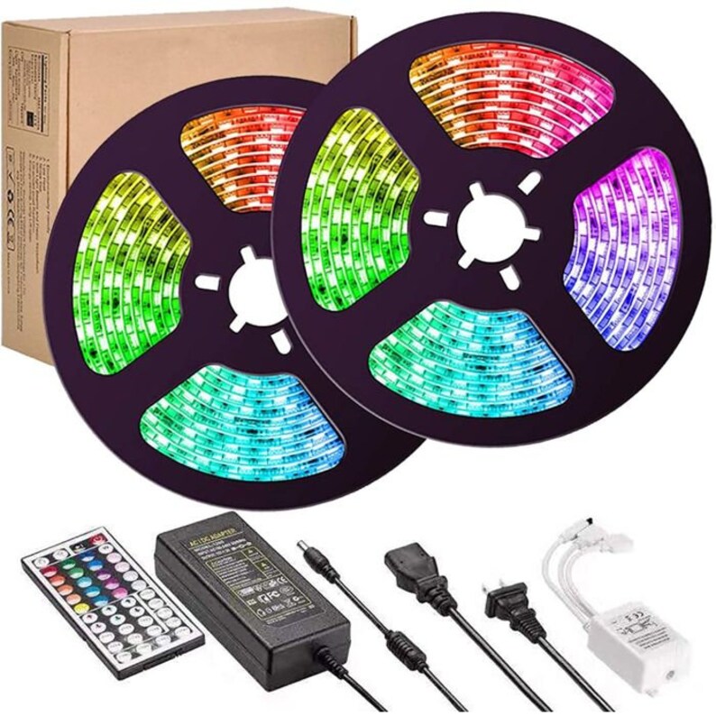 LED Strip Lights (32FT) Strip Lights Waterproof Colorlight - Etsy
