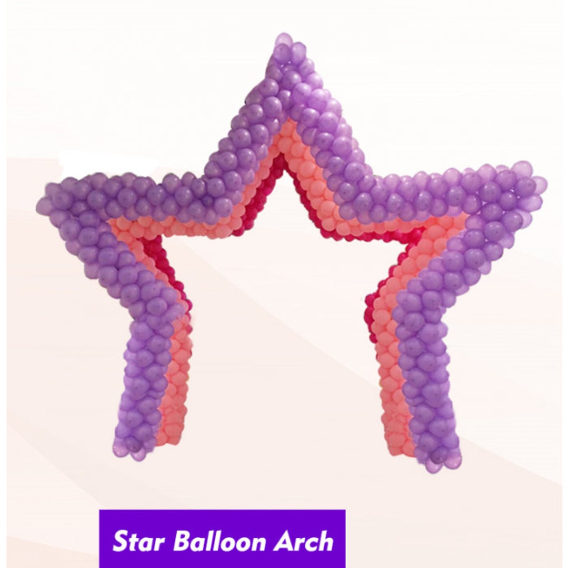 Star Shape Balloon Arch Frame Kit With Column Stand for Party ...