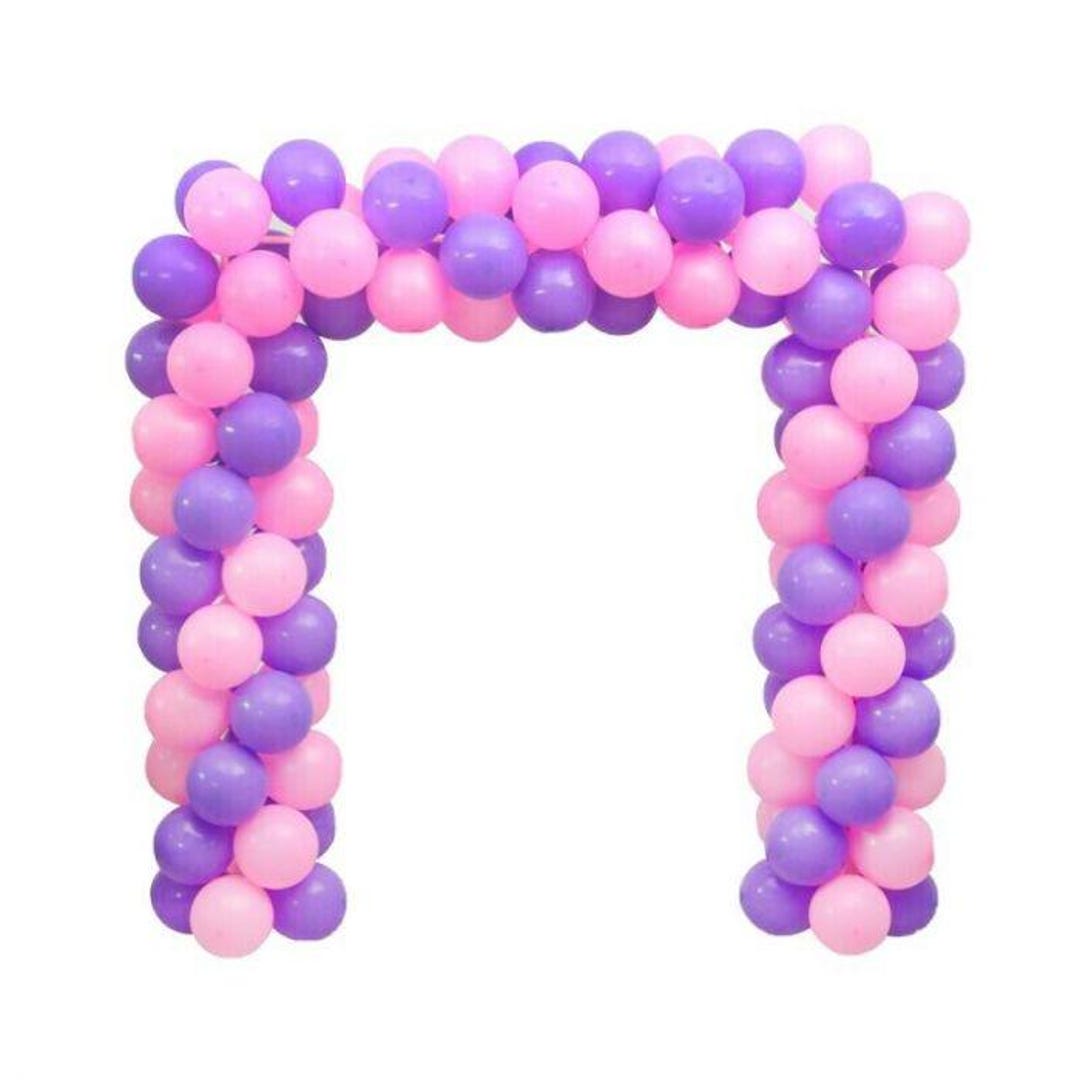 Square Balloon Arch Set Column Stand Base Frame Kit Birthday Wedding ...
