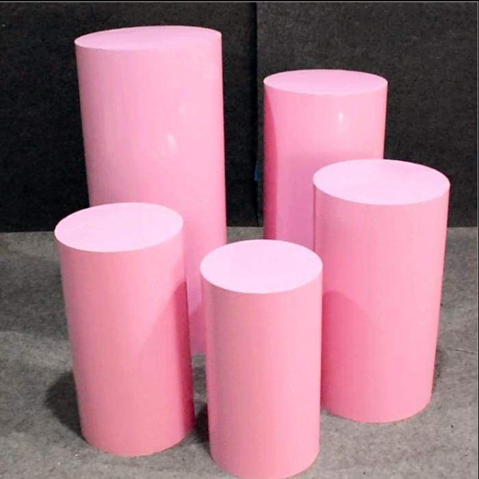 Gold Plating Shining Gold Column Base Display Base, Cylindrical Base ...