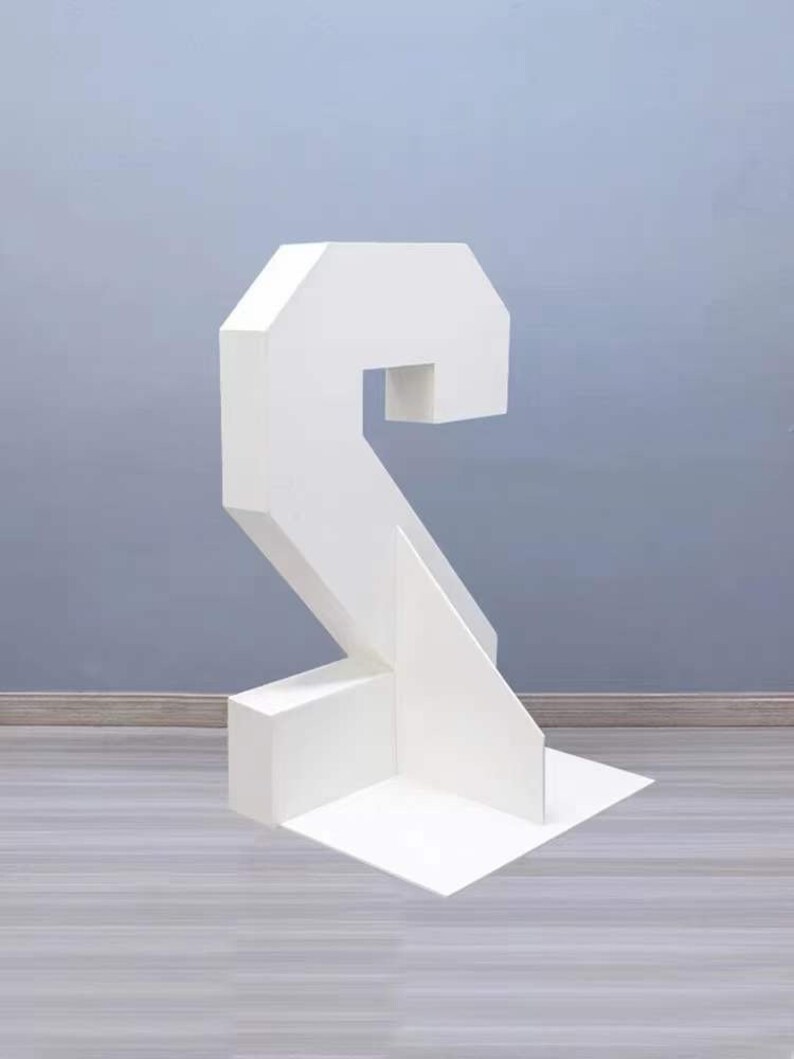 4ft Mosaic Balloon Frame Number Pre-cut Kit Number Cut-out Extra Large ...