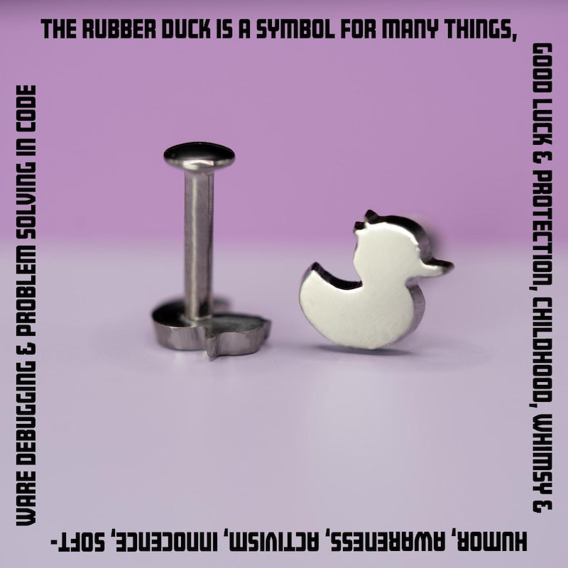 Duck Earrings - Etsy