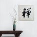 Original Chinese Calligraphy “chan” 禅 | Minimalist Ink Wall Art ...