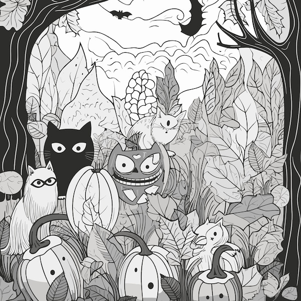 Monster Mash Coloring Sheet - Etsy