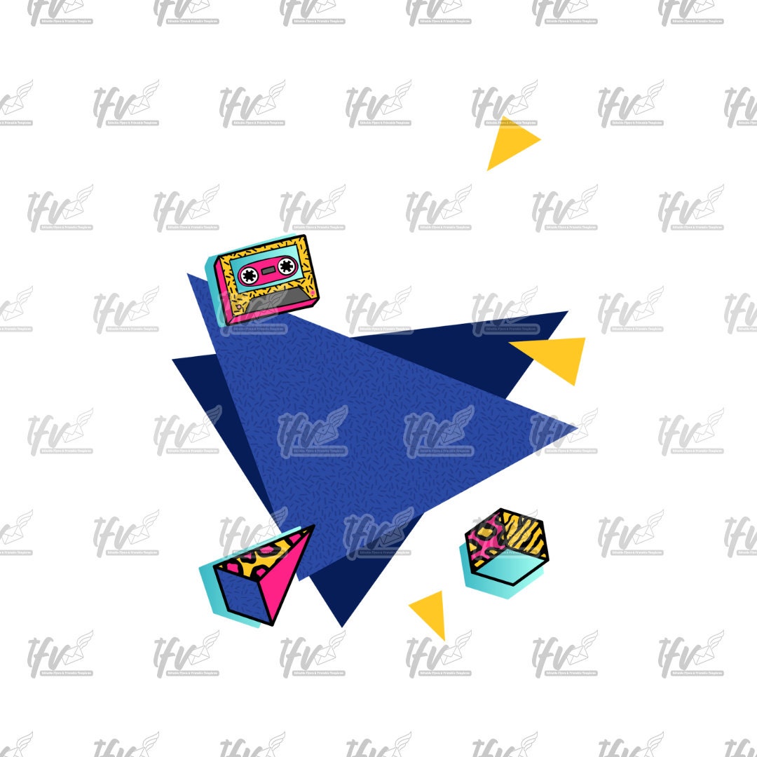 Night Retro 90s SVG 90s Font 90s Logo Vintage 90s Png I - Etsy