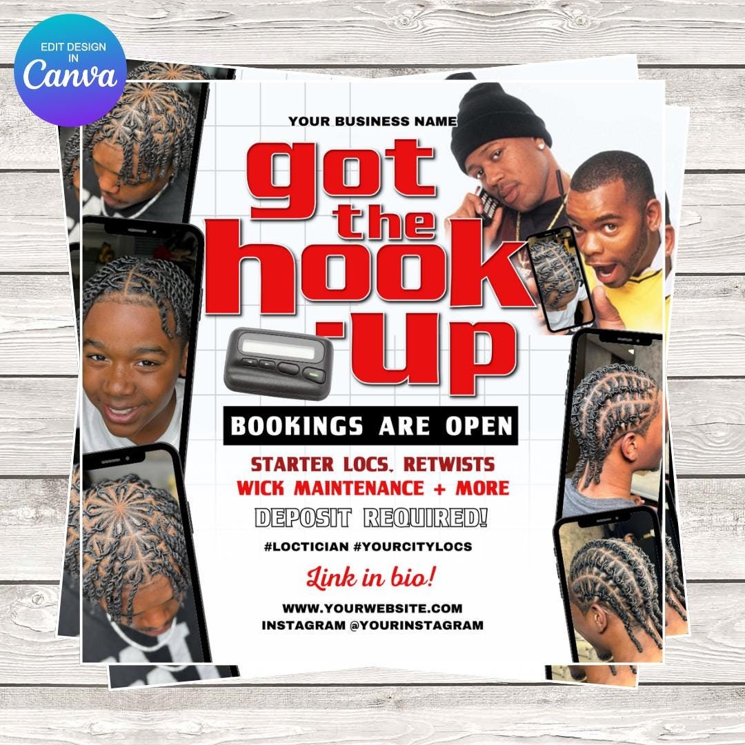 Braid Flyer, Loc Flyer, Hair Flyer, Locs and Dreads Flyer, Loctician ...