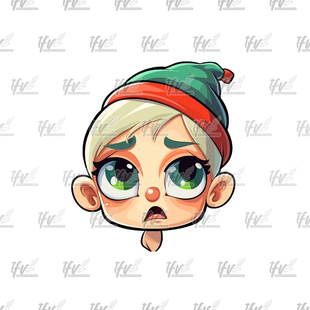 Elf Cartoon, Elf Clip Art, Elf Face, Christmas Elf, Christmas Clipart ...