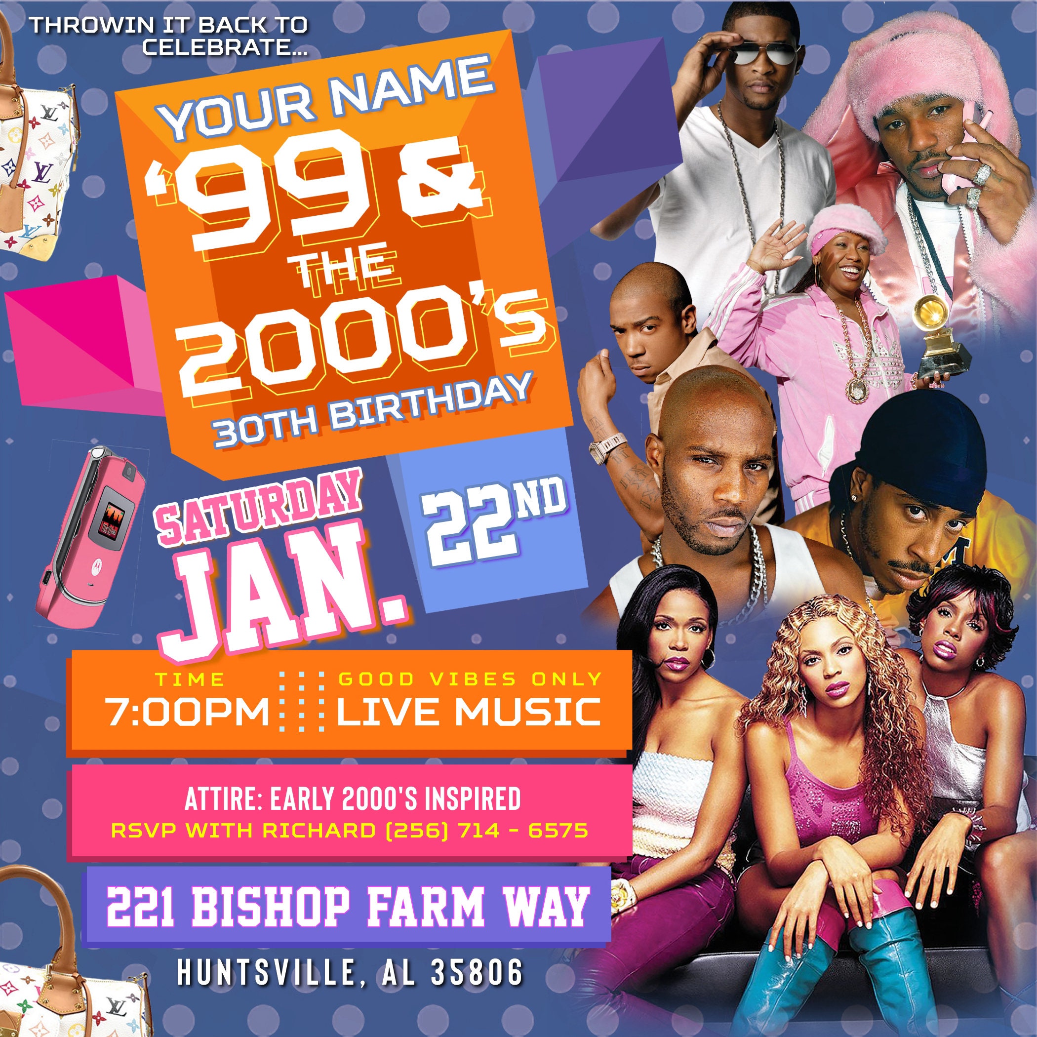 2000s Party Flyer 106 and Park 106 and Park Theme 99 & - Etsy