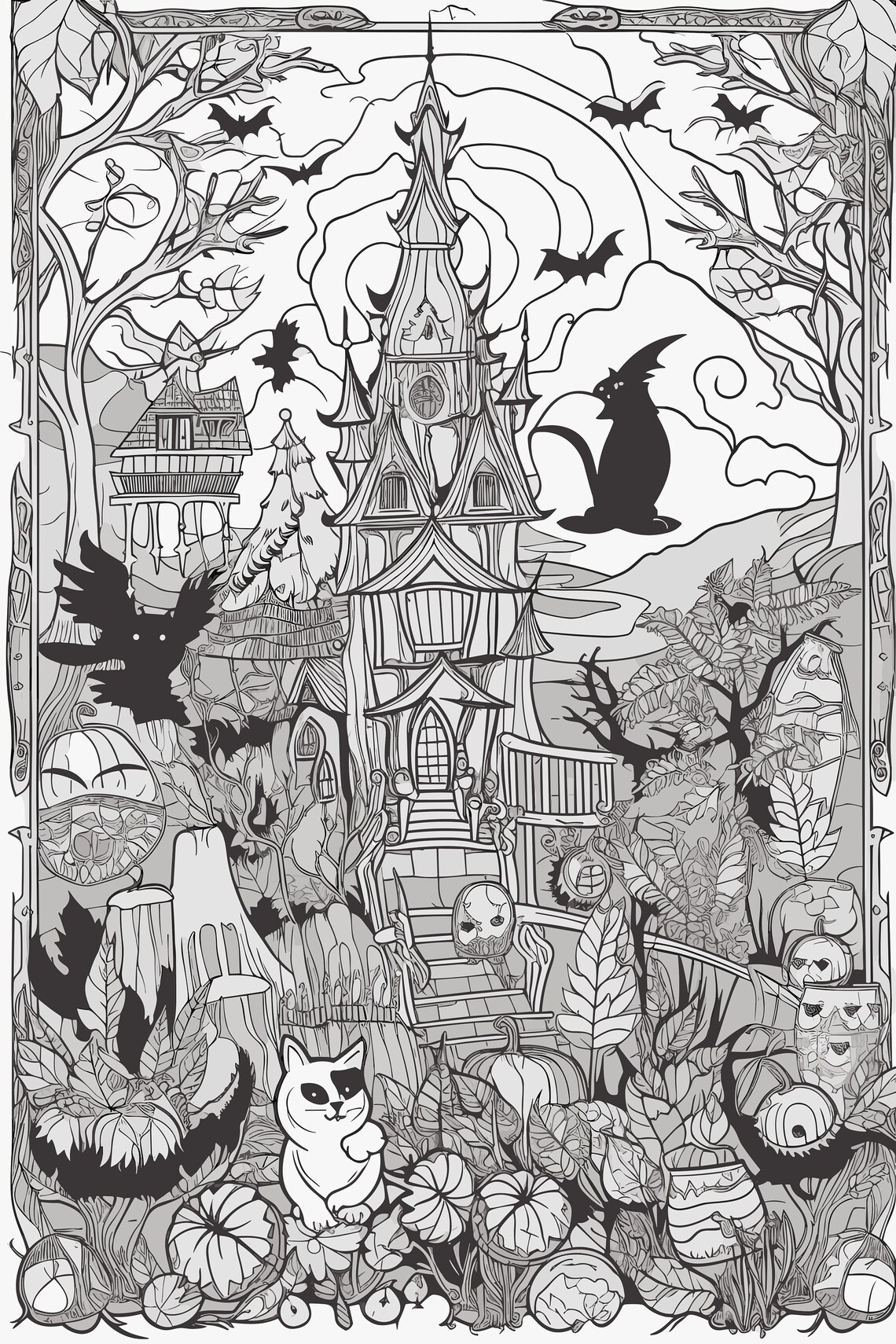 Monster Mash Coloring Sheet, Halloween Coloring Sheet, Coloring Page ...