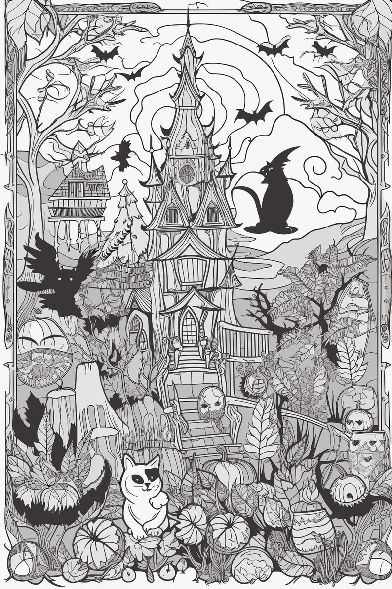 Monster Mash Coloring Sheet, Halloween Coloring Sheet, Coloring Page ...
