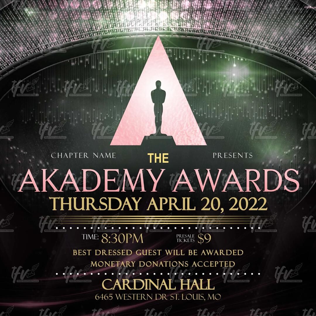 Alpha Kappa Alpha Sorority, Awards Flyer, Social Media Flyer, Akademy ...