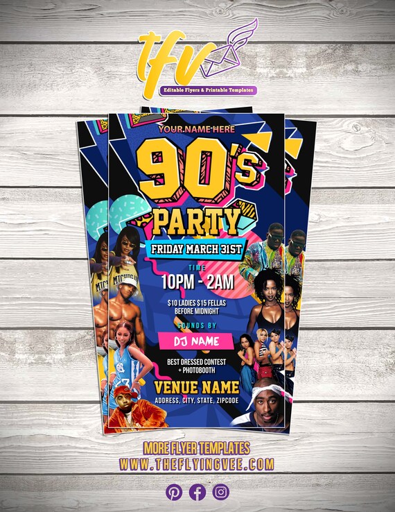 90s Party Event Description