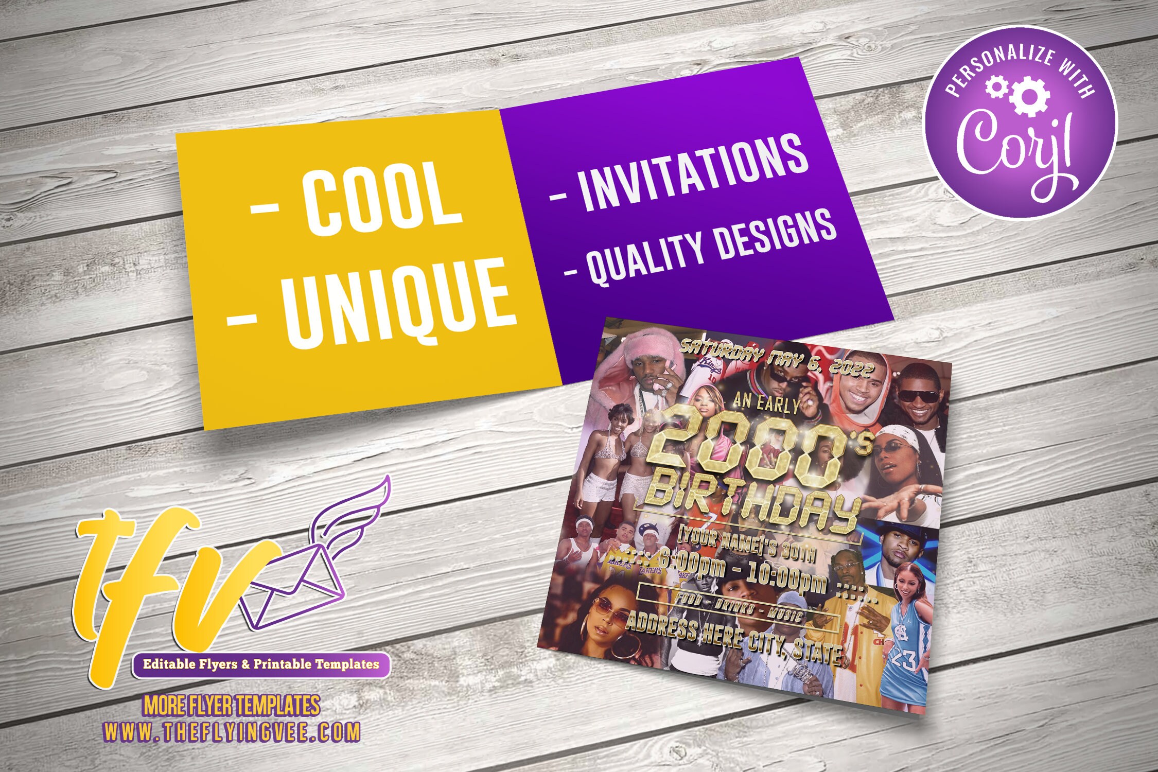 An Early 2000s Party, Birthday Flyer, Retro Party Invitation, 2000s ...