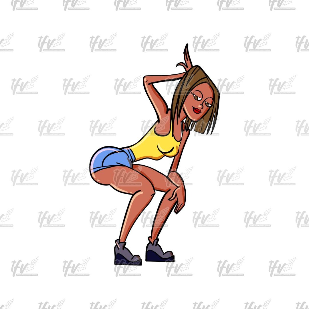 Freaknik Png, Dance Png, Twerk Png, Twerk Emote, Twerk Svg, Vinyl Cut ...