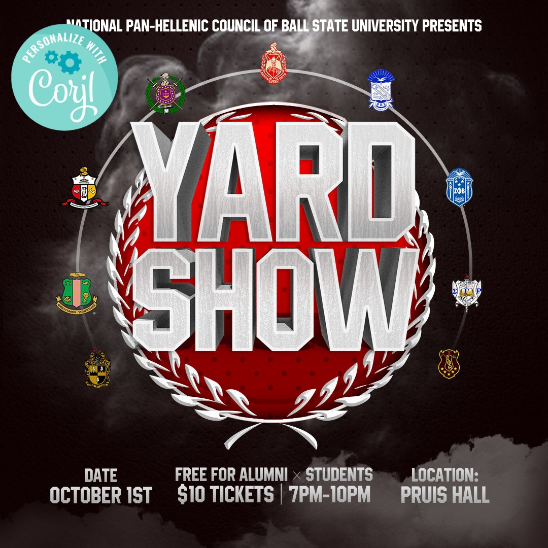 Digital Inviation Yard Show Flyer, Step Show Flyer, College Step Show ...