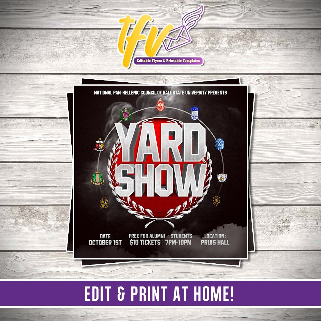 Step Show Flyer, HBCU Flyer, Greek Flyer, Yard Show, Dance Flyer, Greek ...