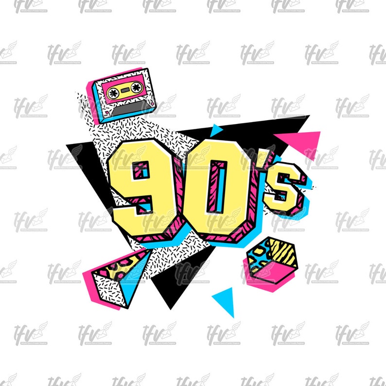 OG Retro 90s SVG, 90s Font, 90s Logo, Vintage 90s Png, I Love the 90s ...