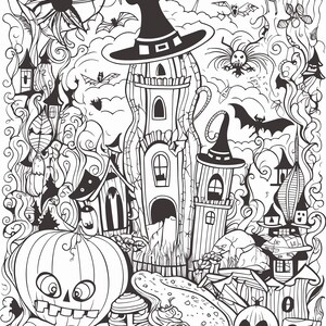 Monster Mash Coloring Sheet, Halloween Coloring Sheet, Coloring Page ...