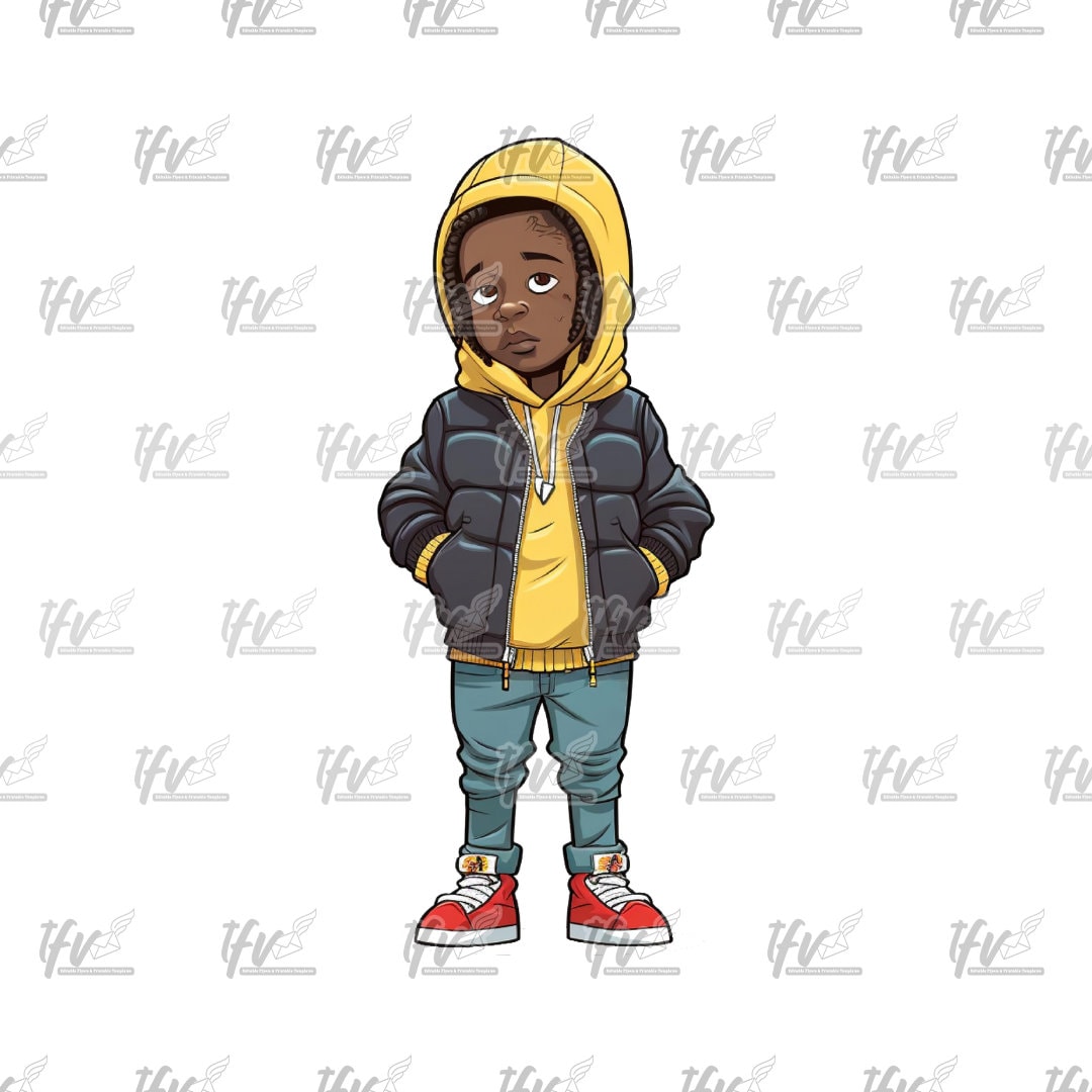 Rapper Png, Hip Hop Png, African American Cartoon, Rap Artist, Png ...